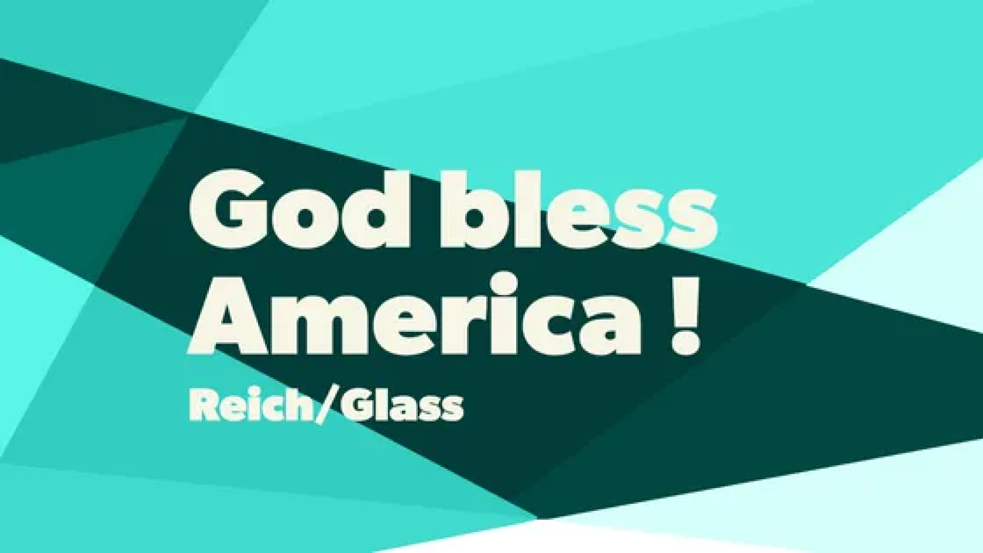 Épisode 5 : God bless America ! - Reich / Glass | MMC