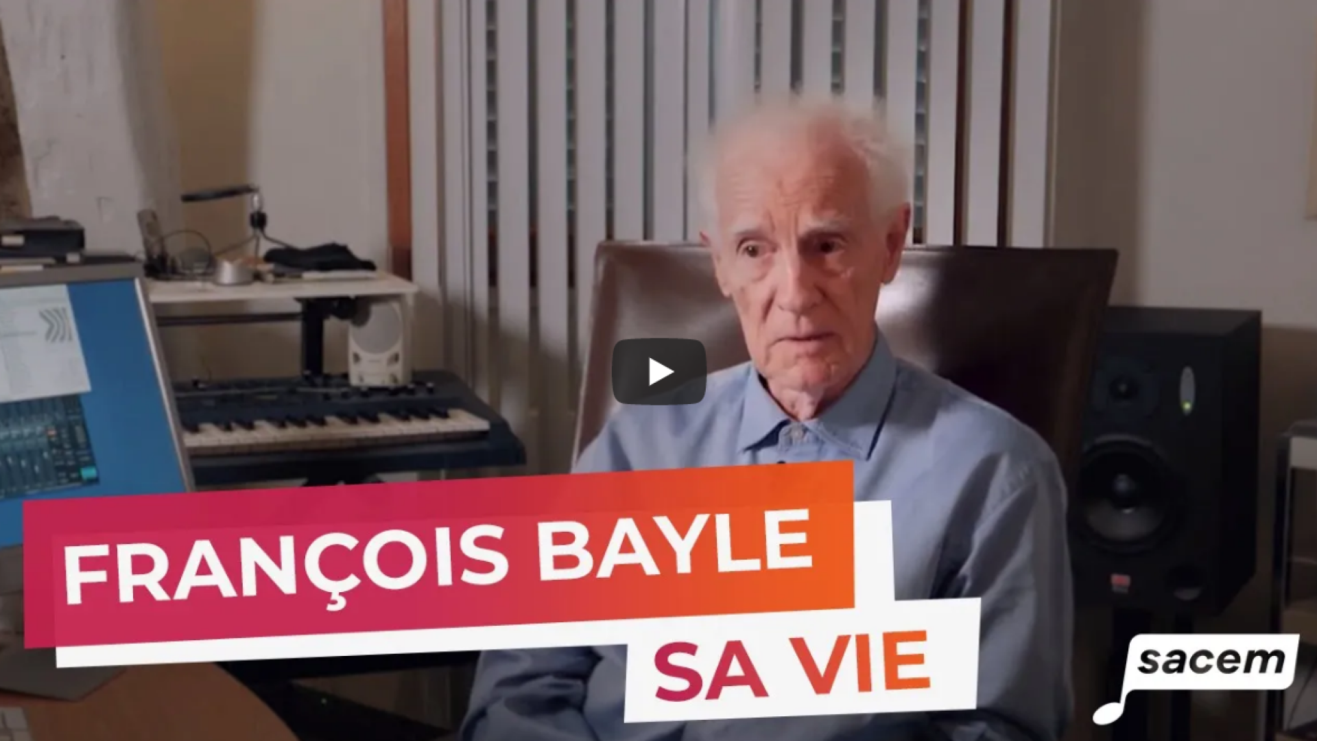 François Bayle - Les coulisses de la création | Musée Sacem | MMC