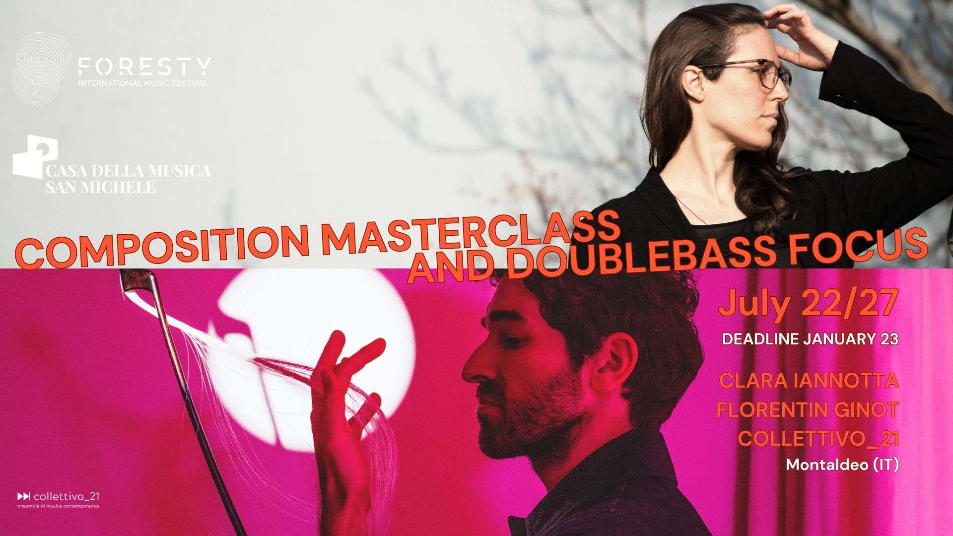 Masterclass de Composition et Contrebasse avec Clara Iannotta et ...